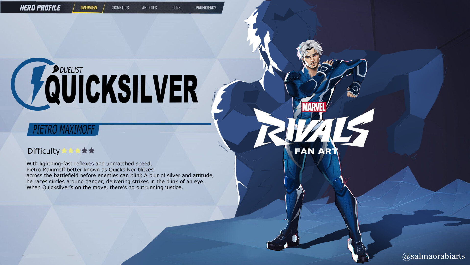 ArtStation - Marvel Rivals: Quicksilver Fanart