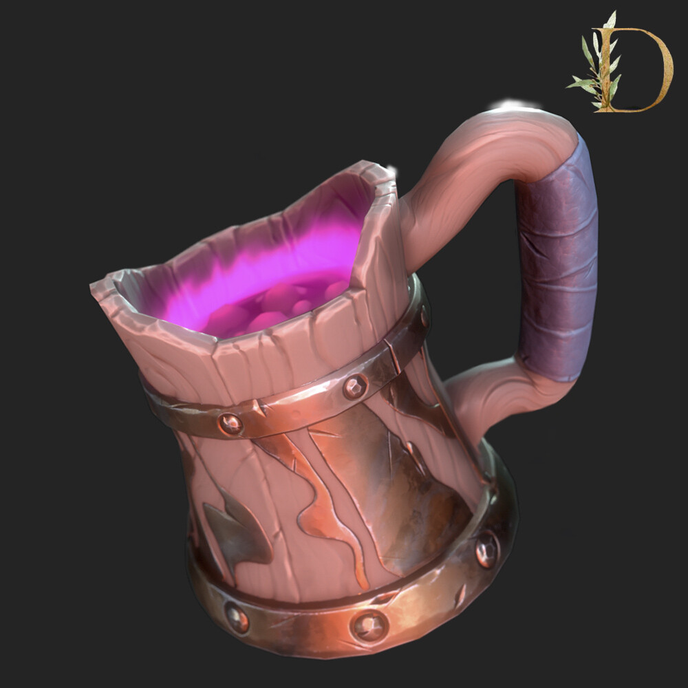 ArtStation - Stylized Mugs