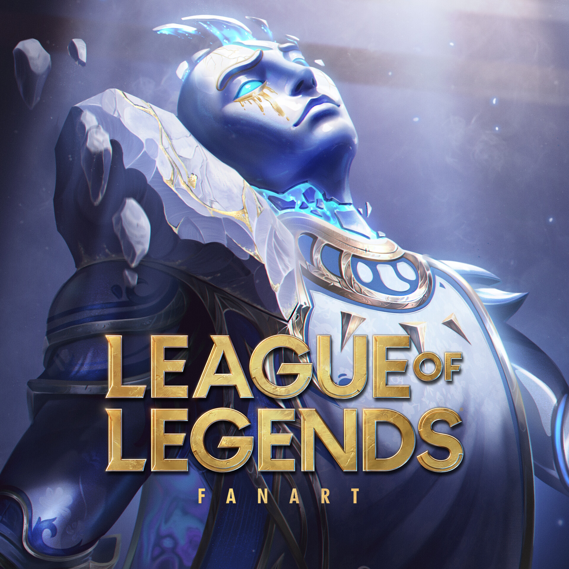 ArtStation - Jhin Porcelain fan Splashart