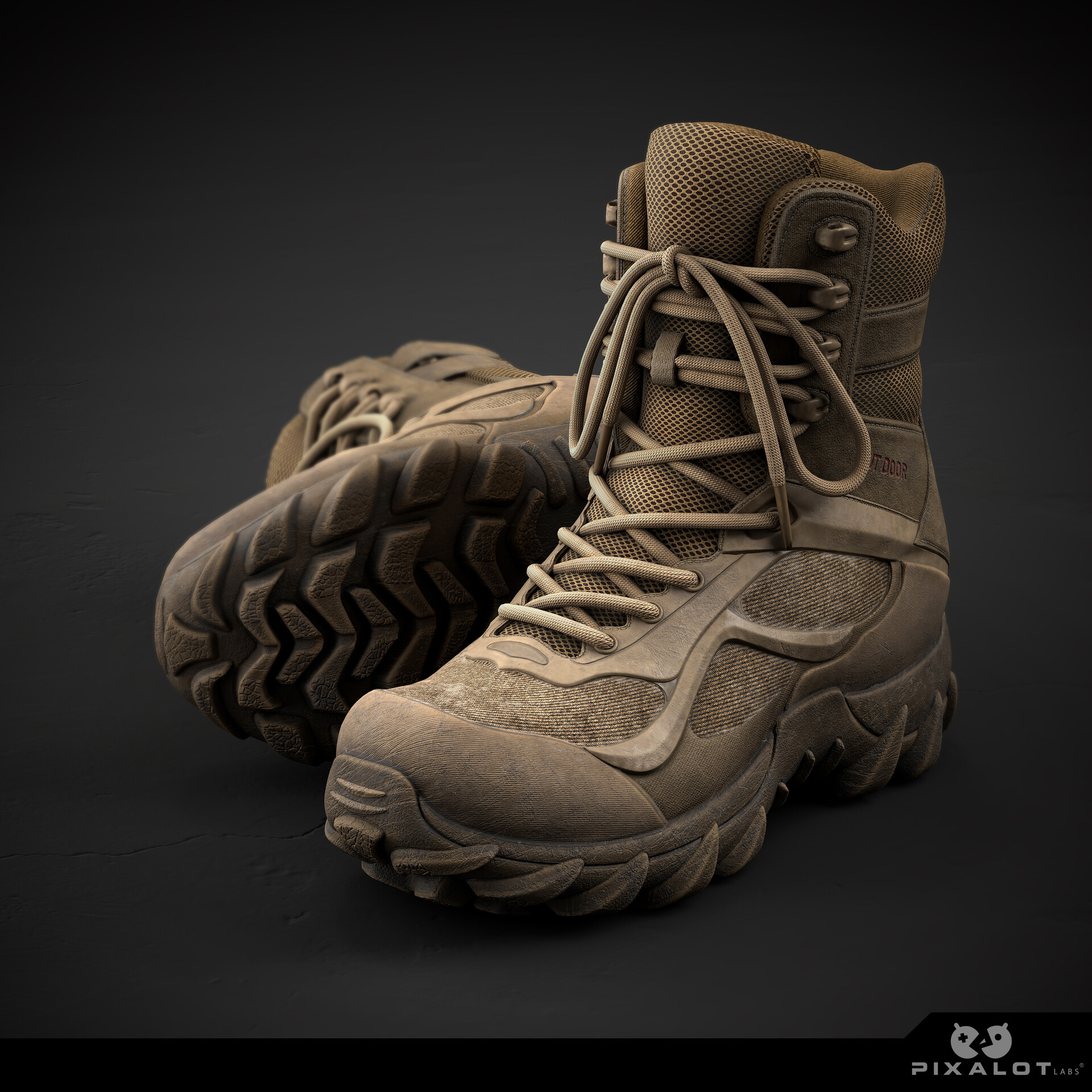 ArtStation - Military Boots