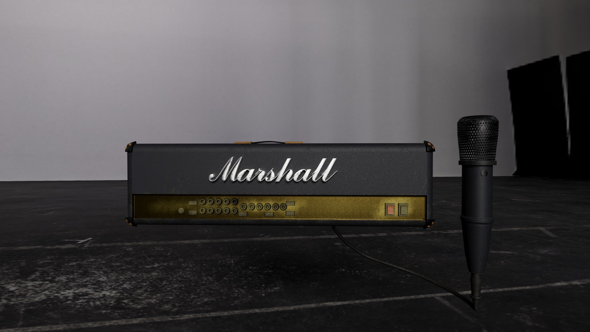 ArtStation - MARSHALL MUSIC BOX WITH MIC