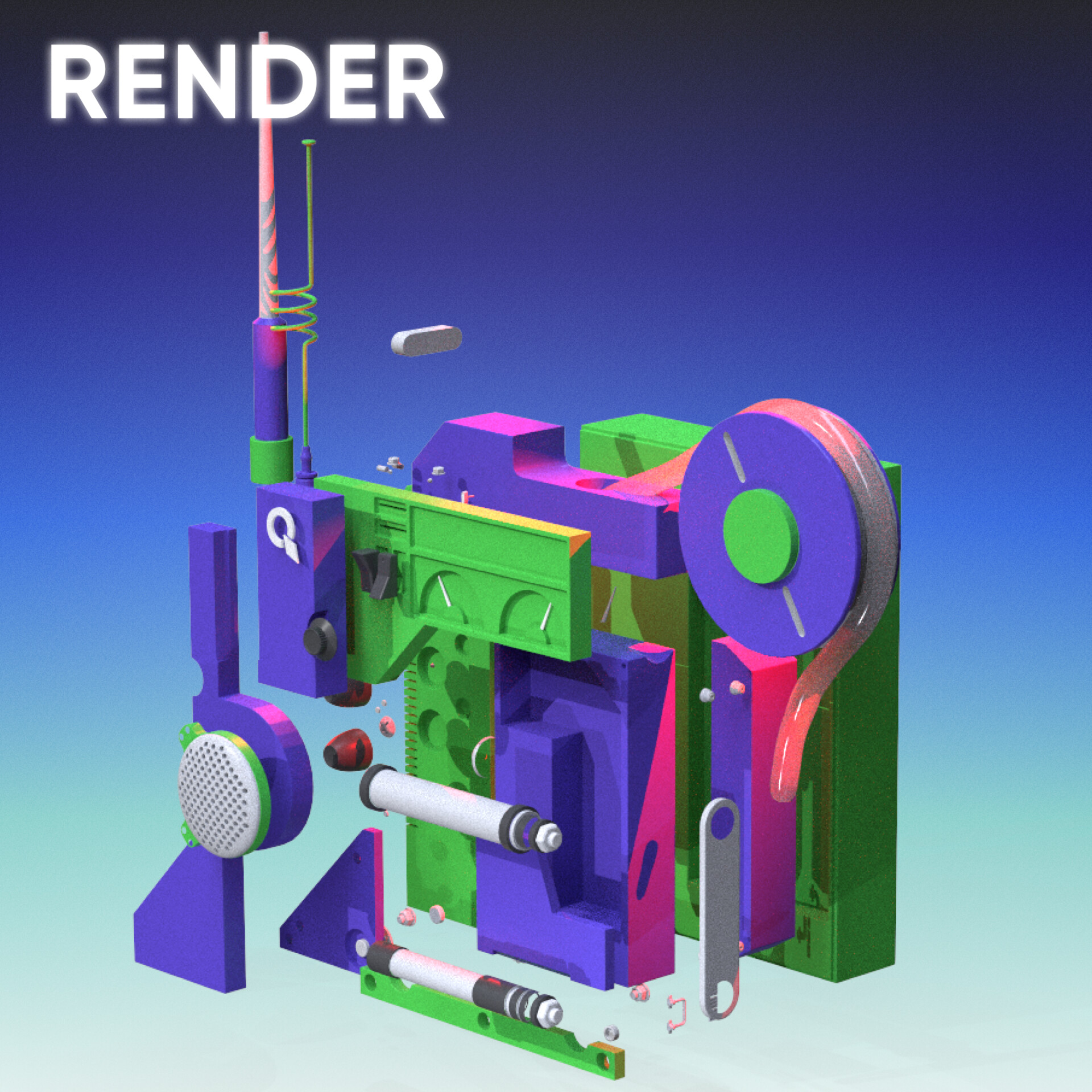 ArtStation - hard surface & render practice vol.1