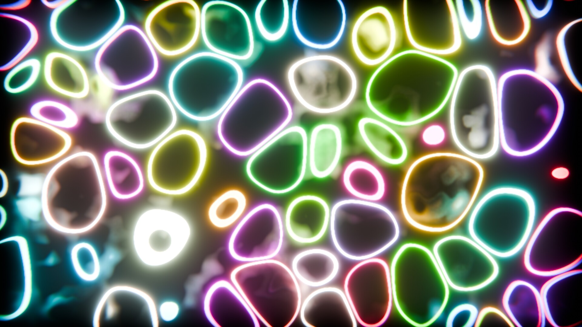ArtStation - Organic Neon Cells Loop-Blender Practise