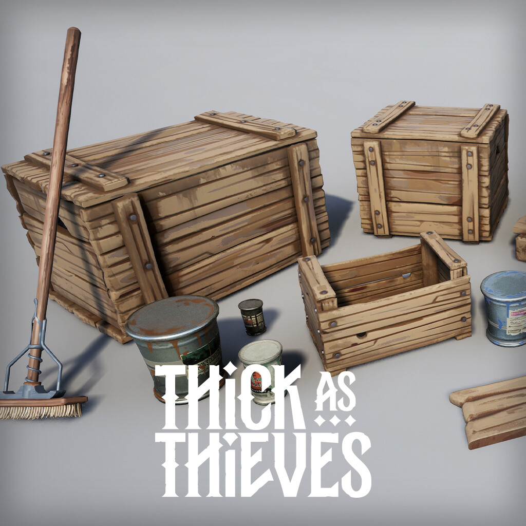 ArtStation - Thick as Thieves - Props