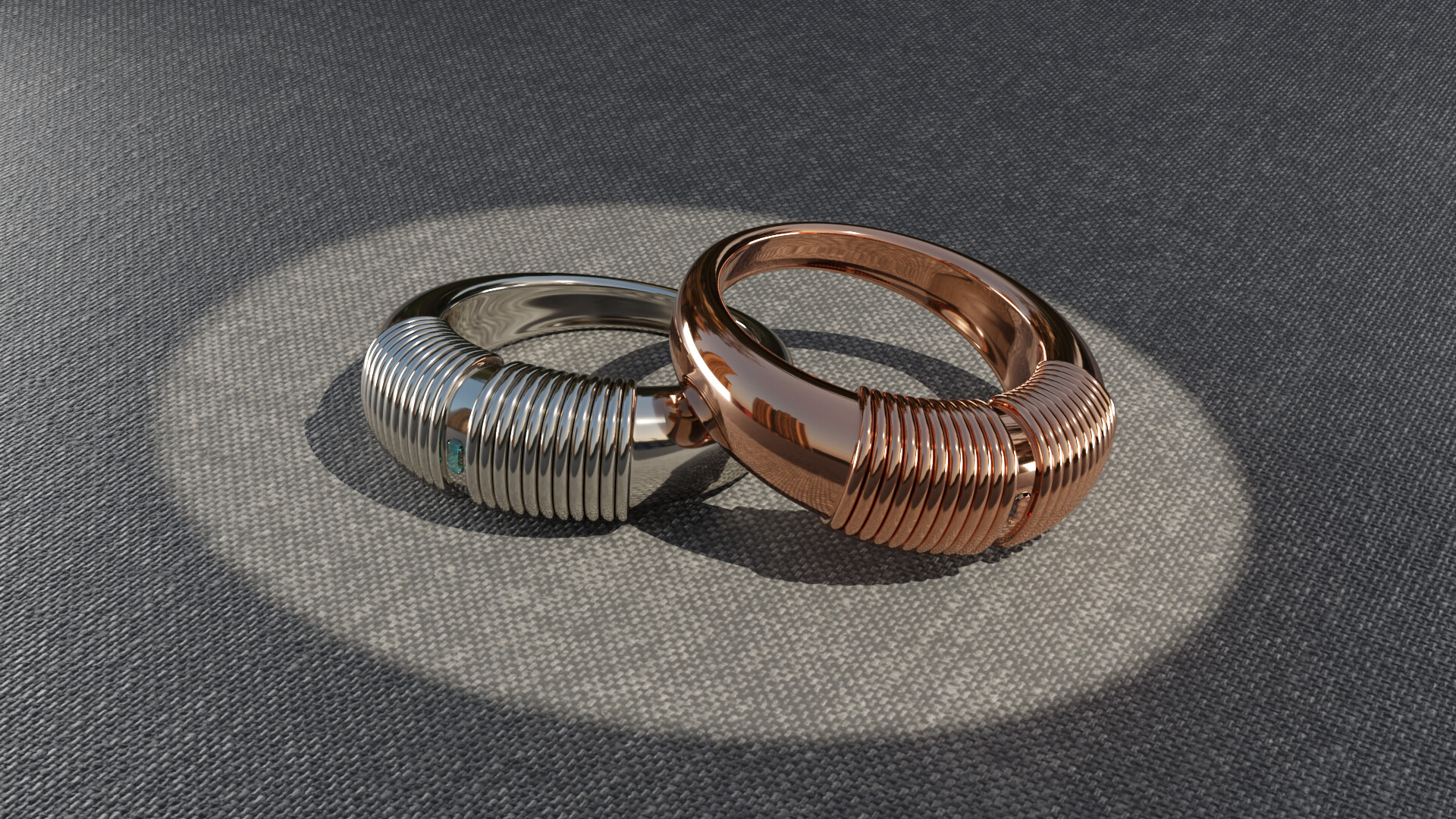 ArtStation - Metal Rings set