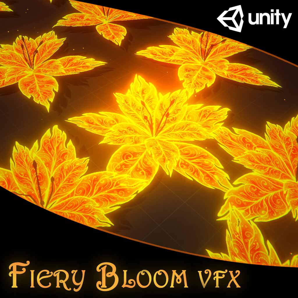 ArtStation - Fiery Bloom VFX