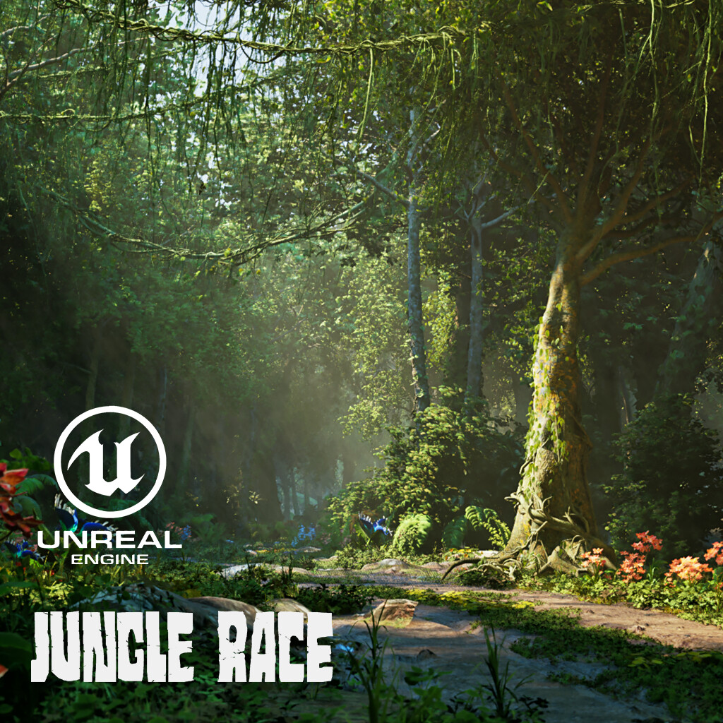 ArtStation - Lush Jungle - Jungle Race
