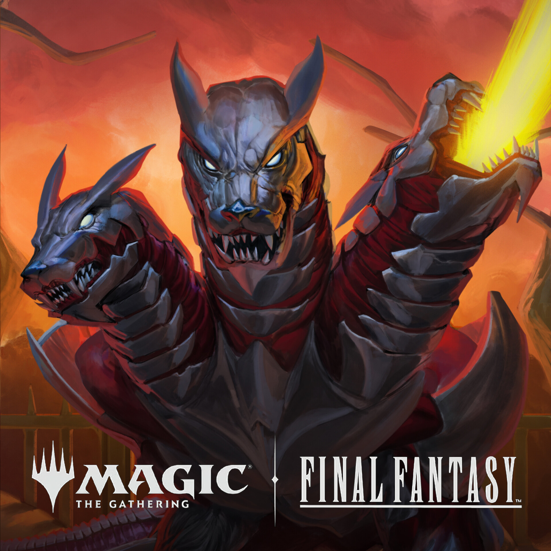ArtStation - Summon: G.F. Cerberus - MTG x Final Fantasy
