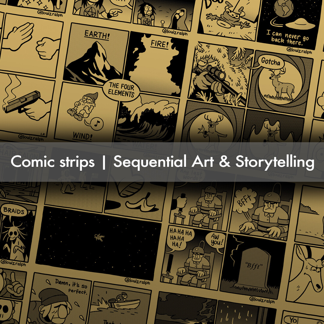 Louis Ralph - Instagram Comic strips | Sequential Art & storytelling