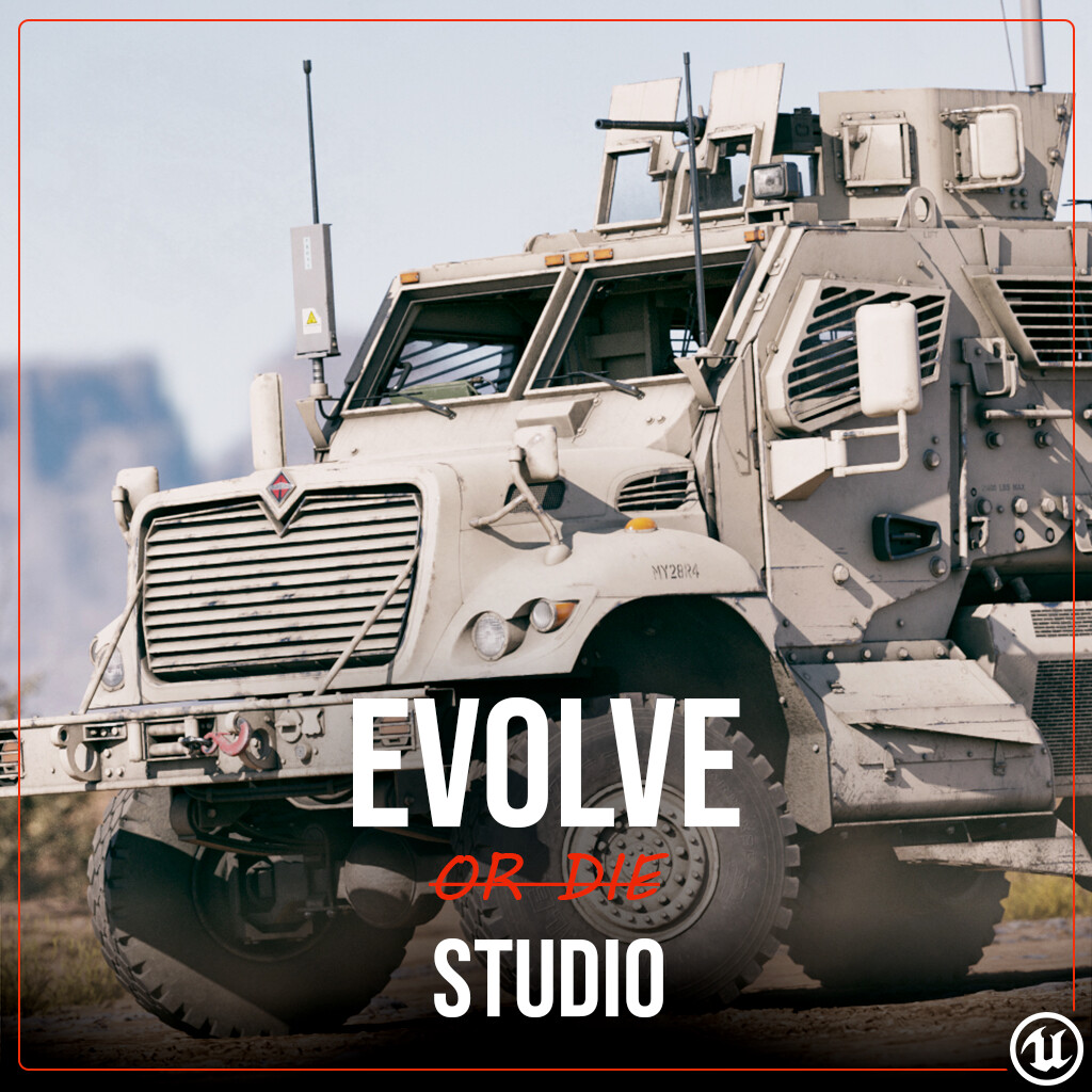 ArtStation - UE5 International Maxxpro MRAP