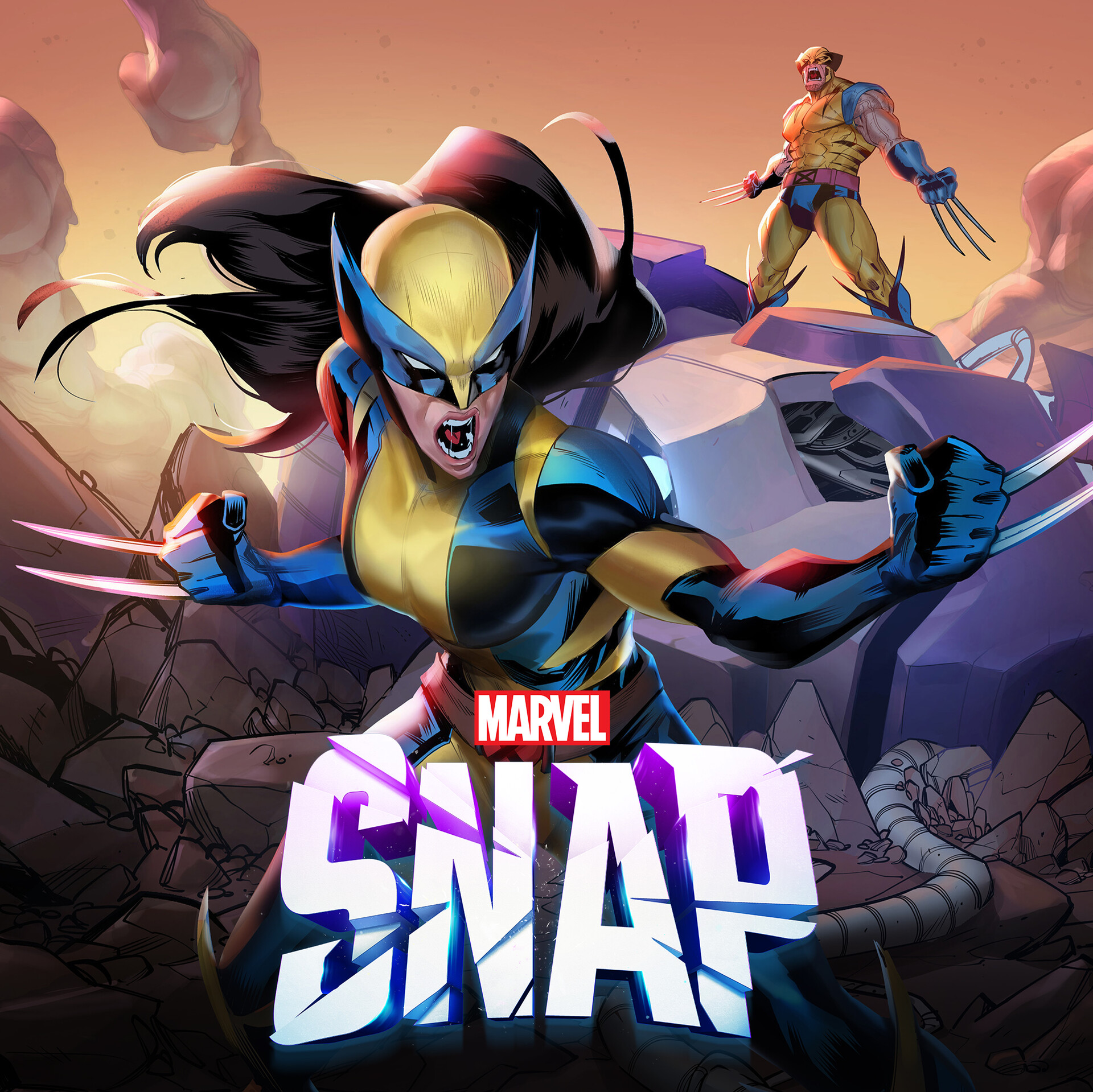 ArtStation - Marvel Snap Card Art: X-23, Quicksilver, Phastos