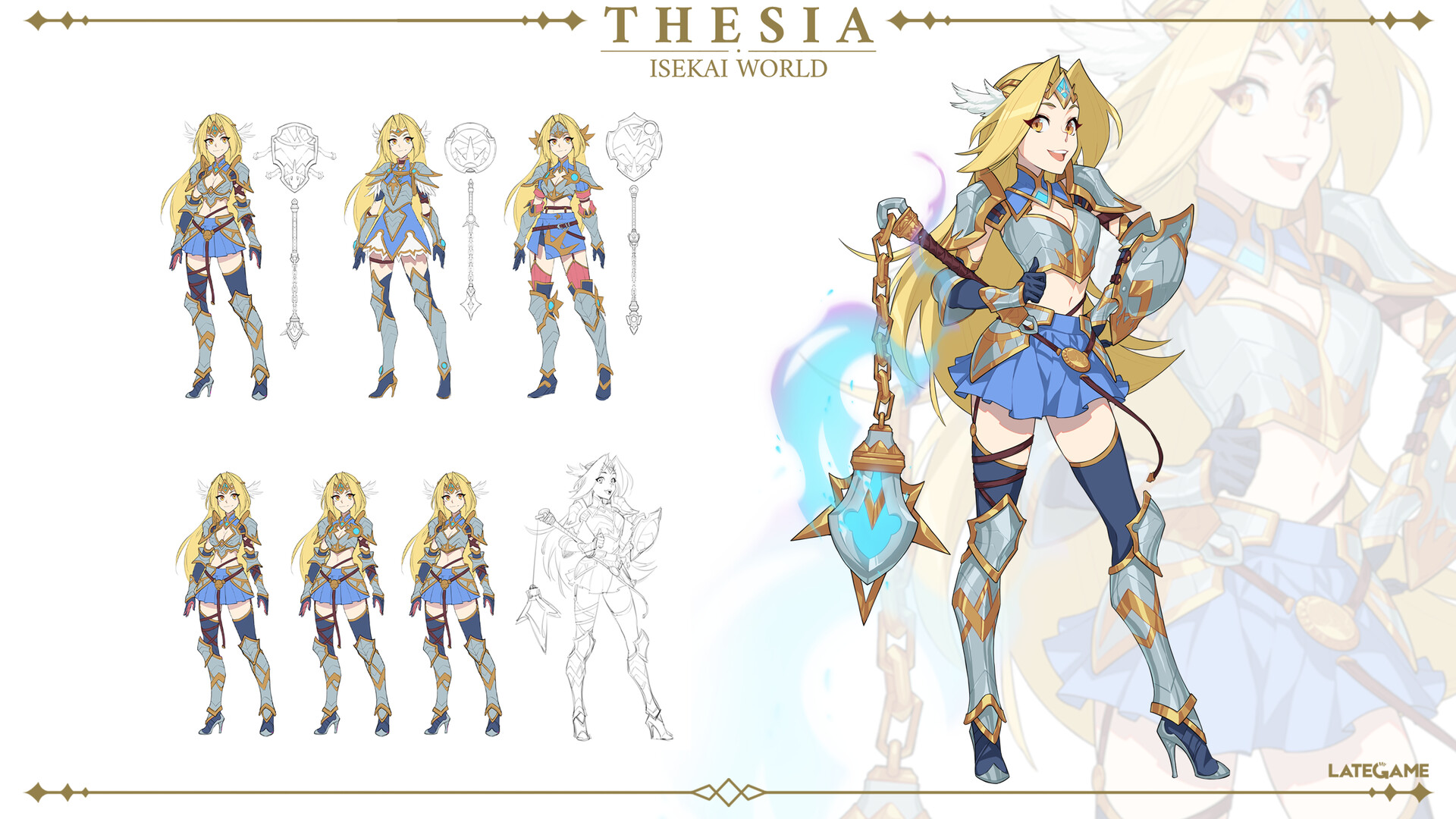 ArtStation - THESIA: Isekai World Characters Art
