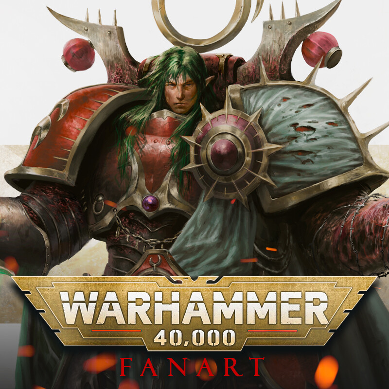 ArtStation - Word Bearer Warhammer Fanart (custom version)