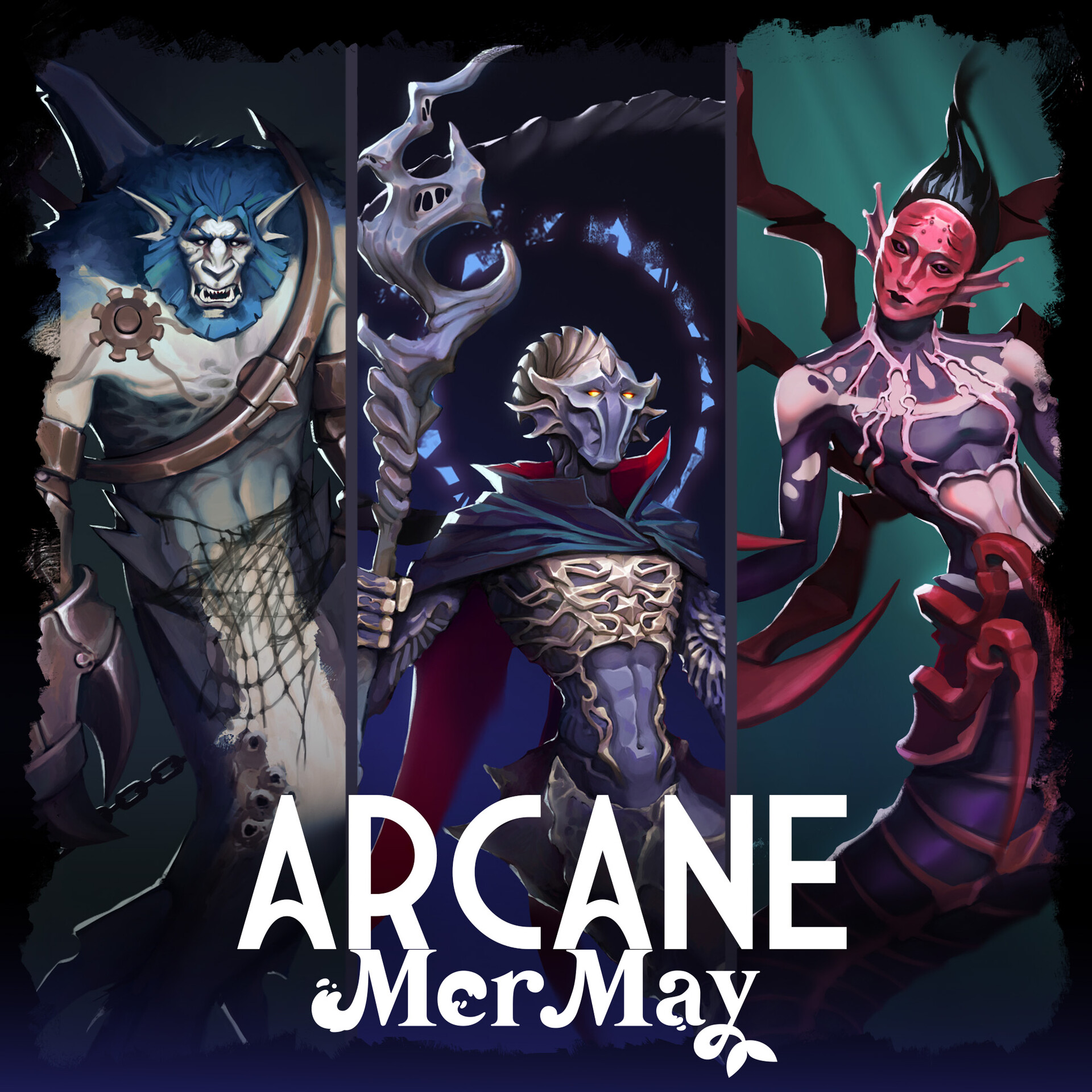ArtStation - Mermay x Arcane: Vander, Viktor, Elias.
