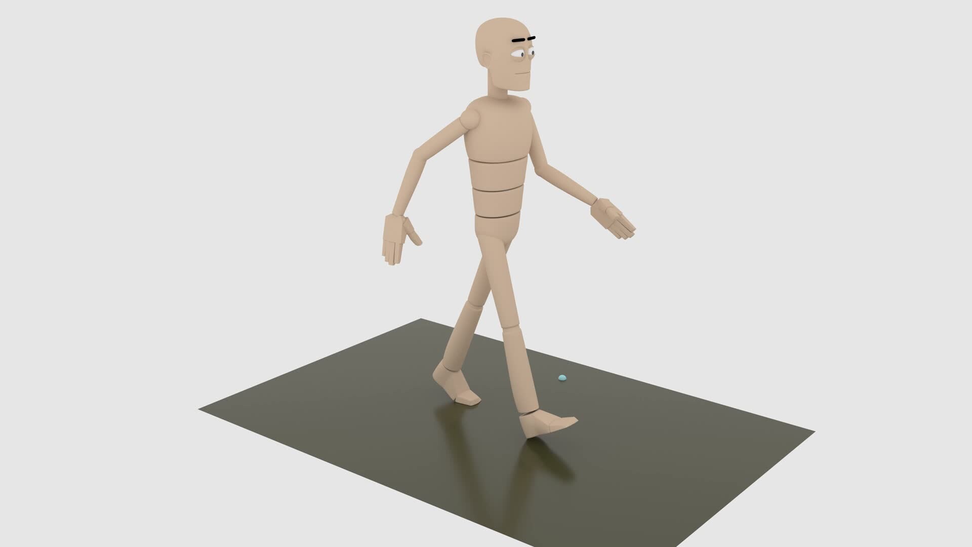 ArtStation - Character Walk Animation & Ball Tail Animation