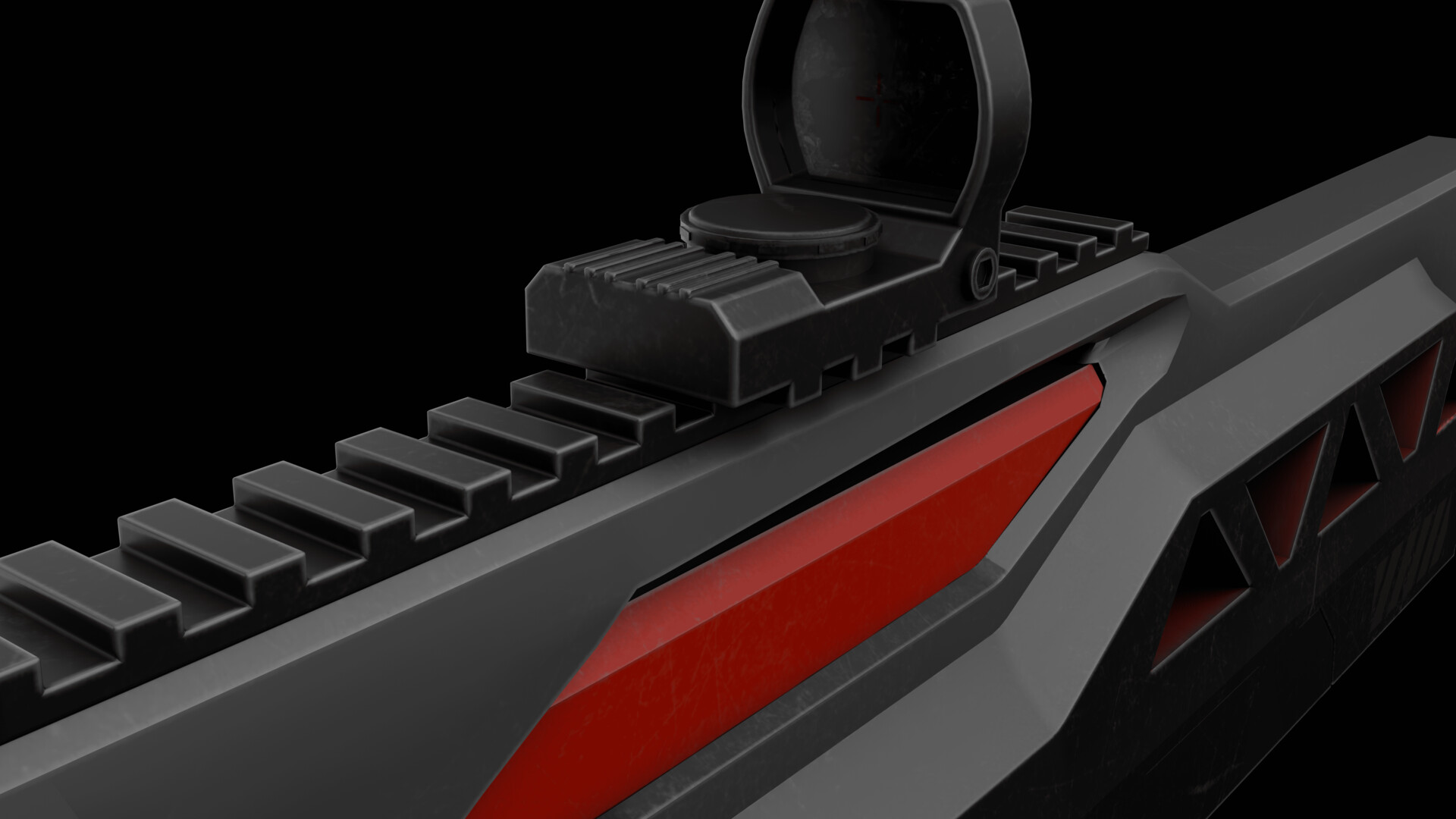 ArtStation - Futuristic Assault Rifle Concept – “CAUTION Series