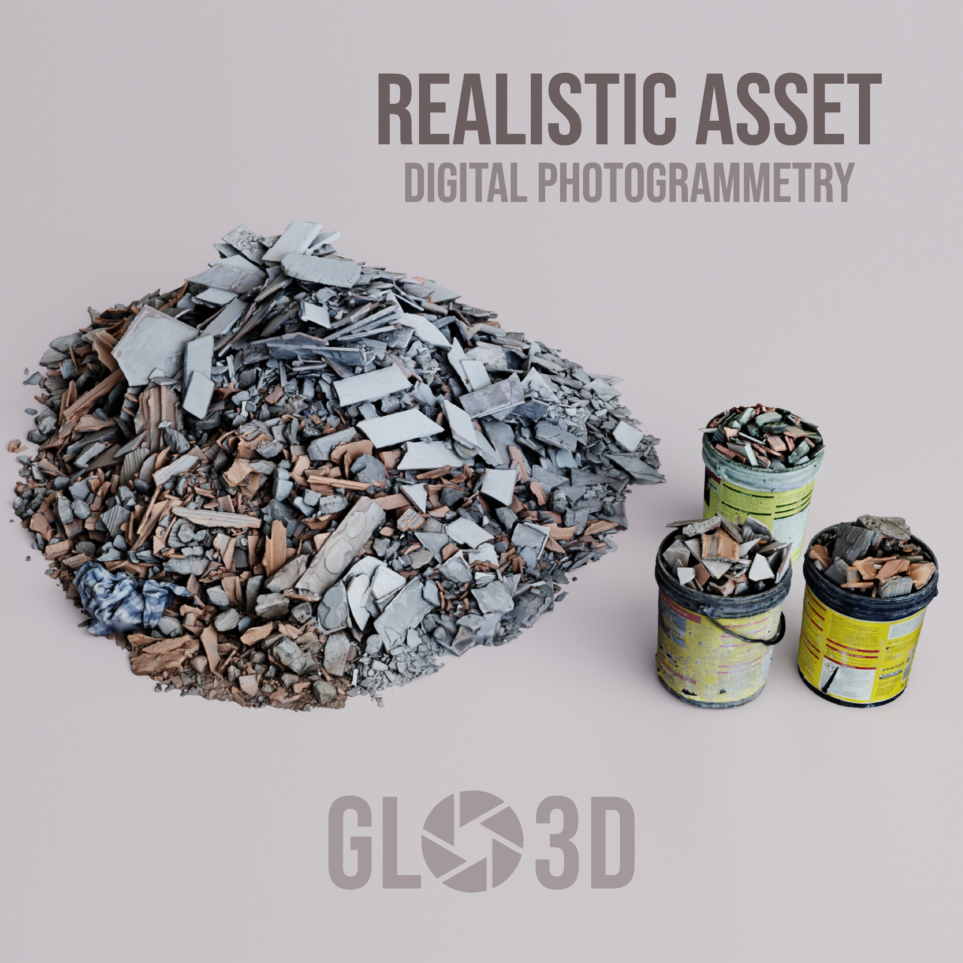ArtStation - Realistic Debris Pack | digital photogrammetry