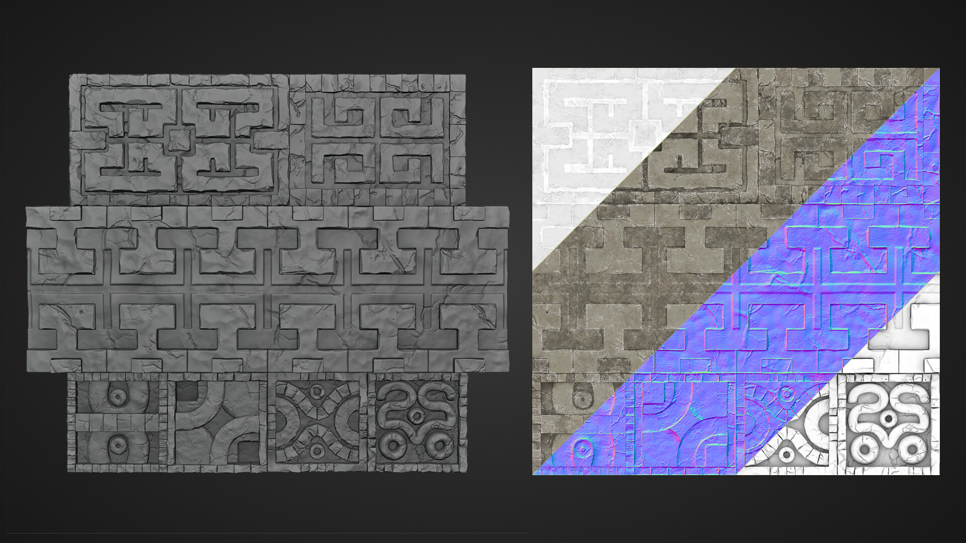 ArtStation - Ruin Trim Sheets