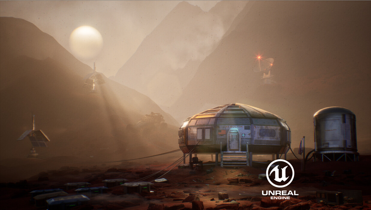 ArtStation - Sci-Fi Environment - The Nebulith