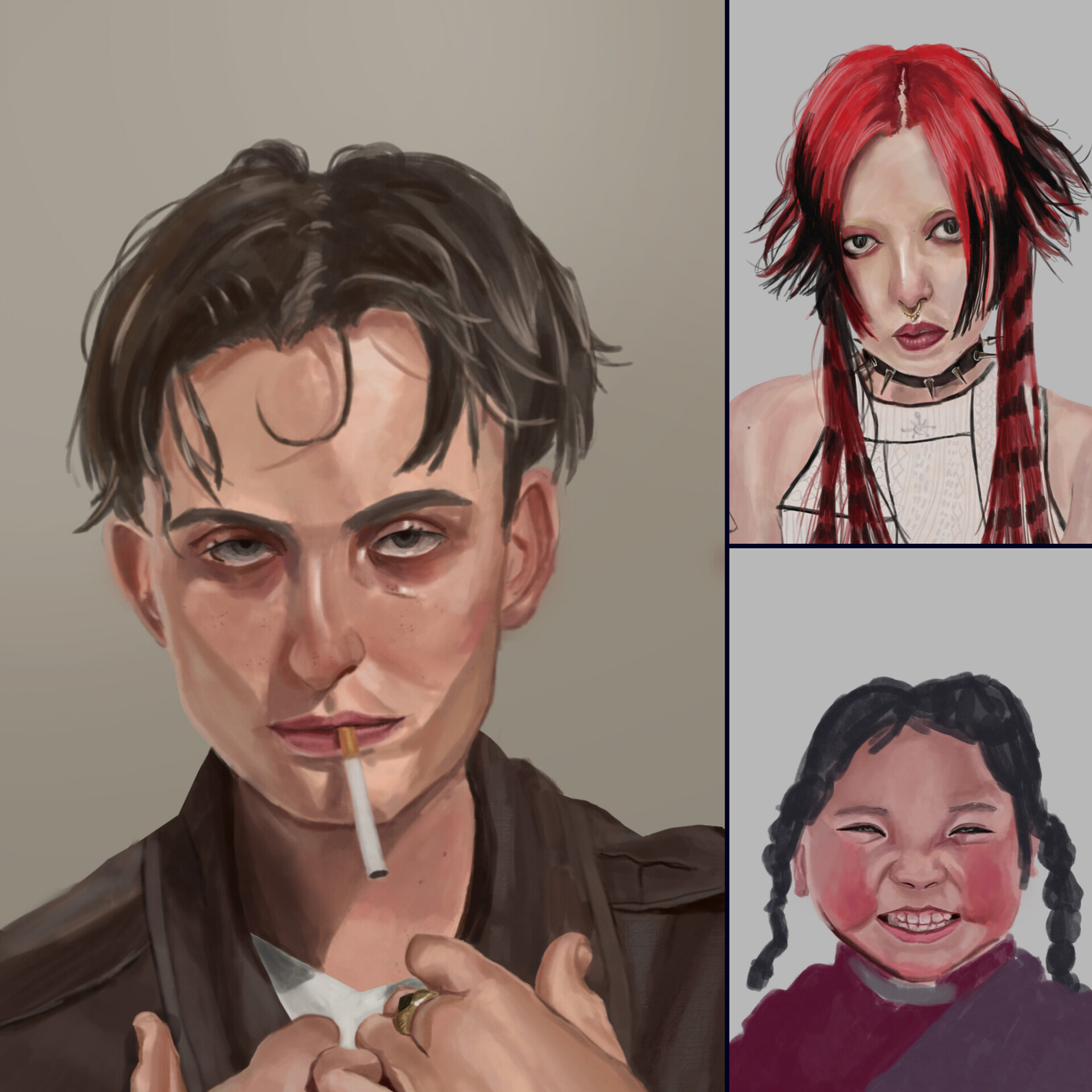 ArtStation - Portraits - [Studies and style analysis]