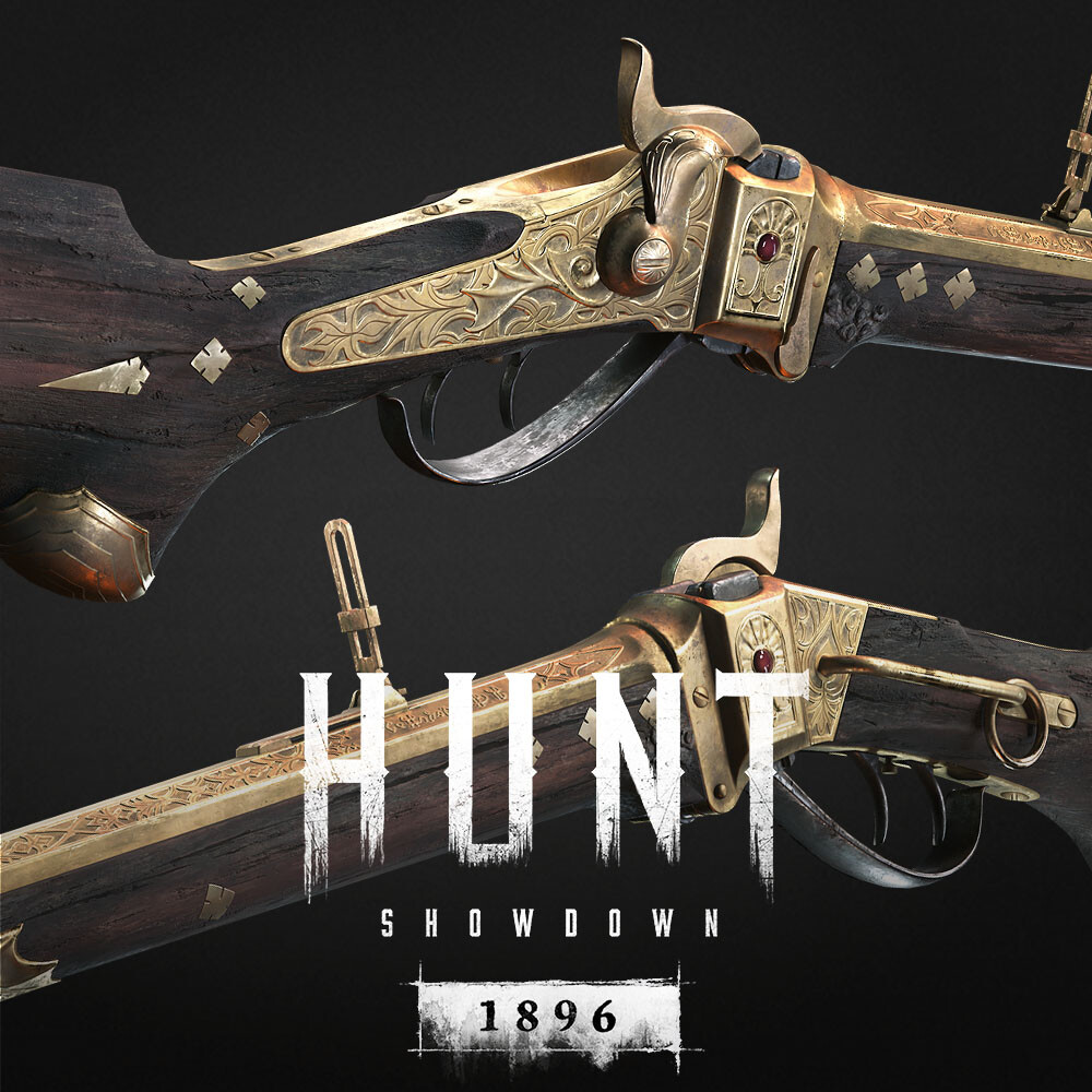 ArtStation - Weapon 3D Models for Hunt: Showdown