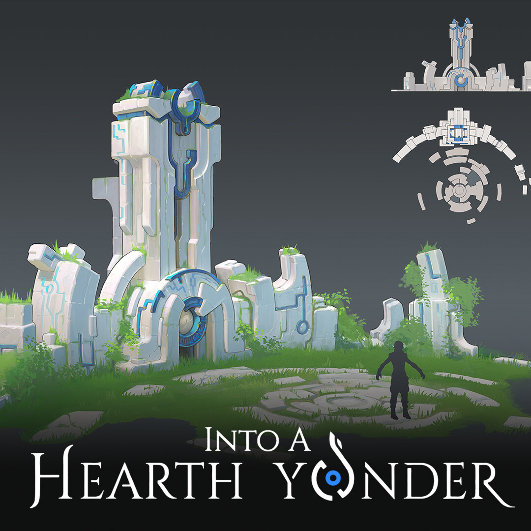 ArtStation - POI, architecture and ruins (Into a Hearth Yonder)