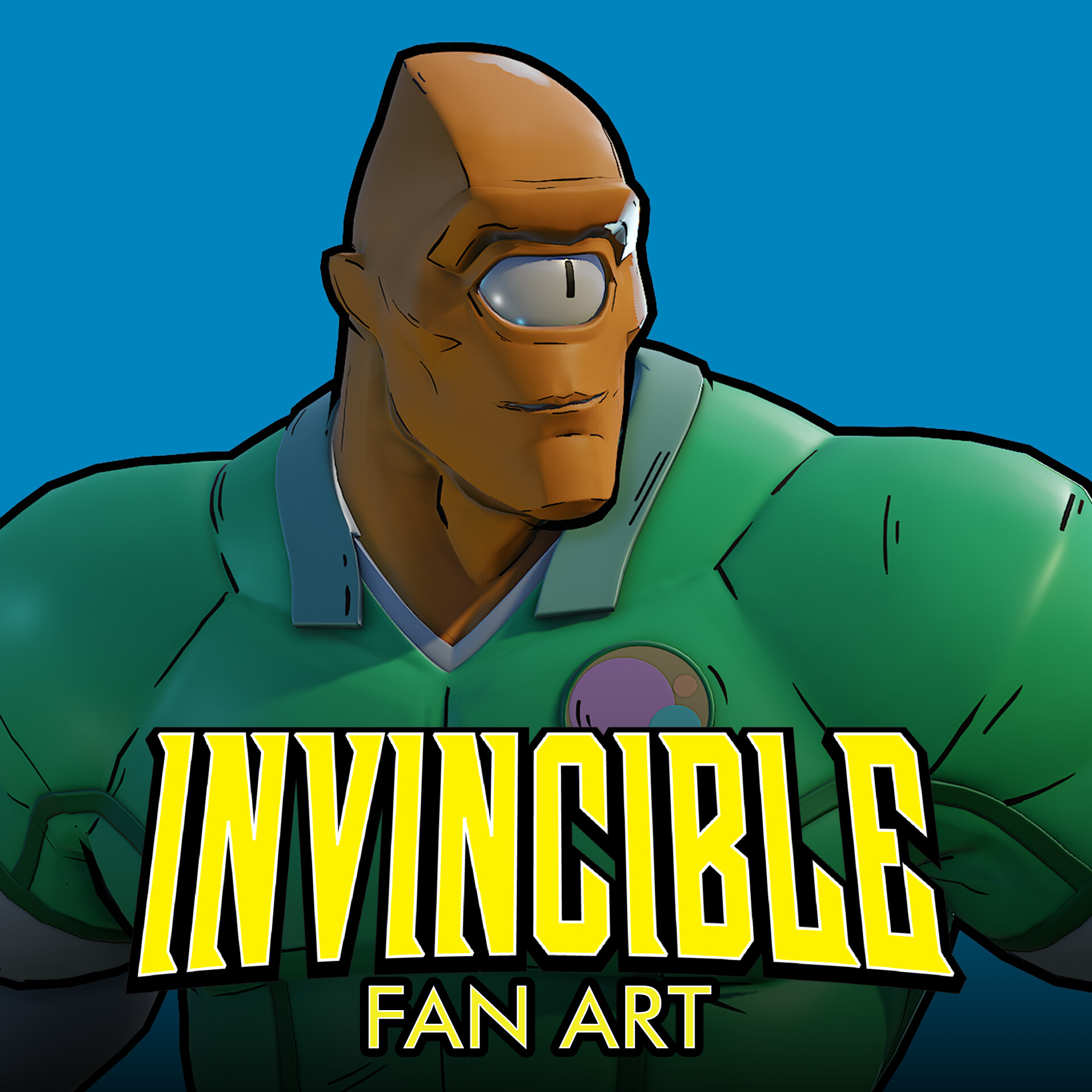 ArtStation - Allen The Alien, Invincible Fan Art