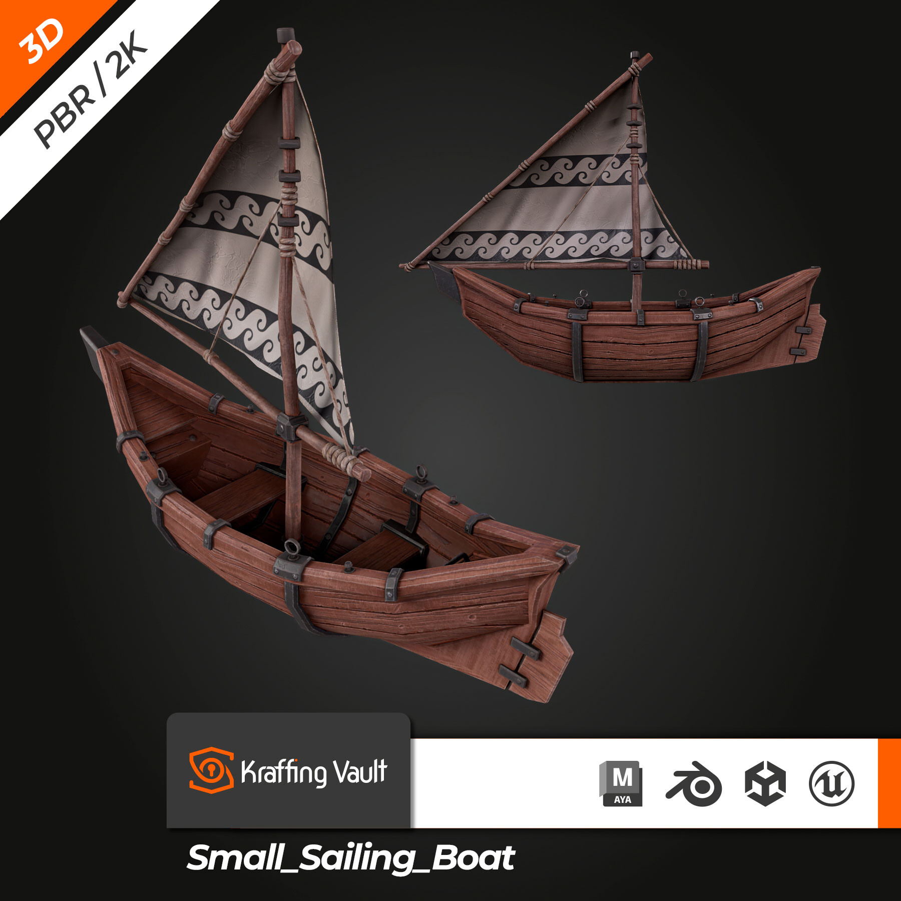 ArtStation - Small Sailing Boat