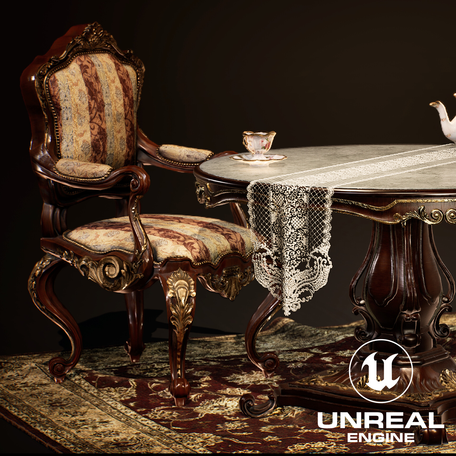 ArtStation - Rococo Style Objects