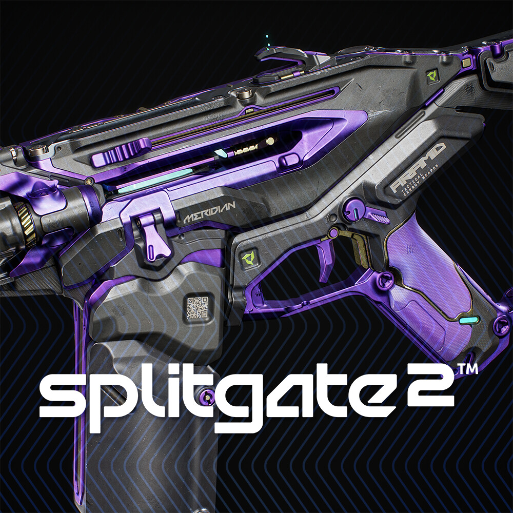 ArtStation - Splitgate 2 - Meridian Assault Rifle