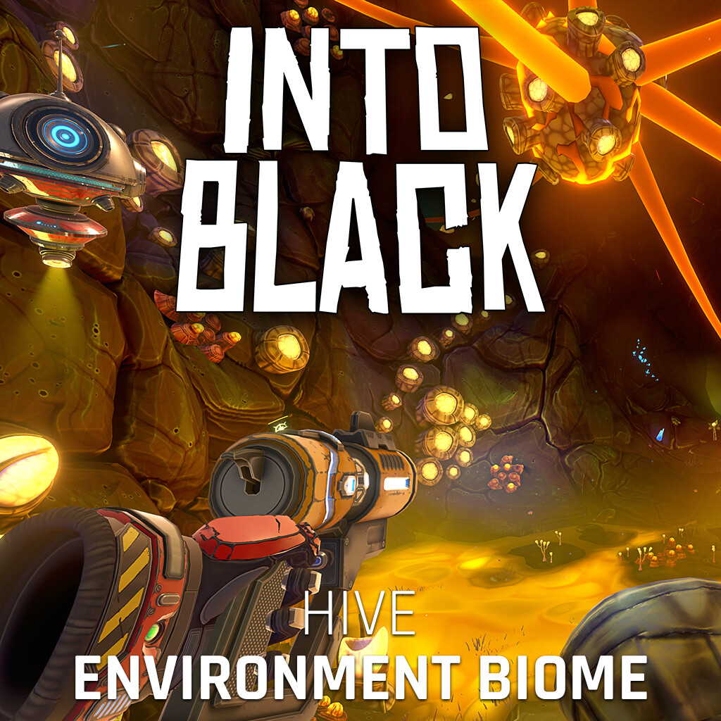 ArtStation - Into Black - Environment Biome - Hive