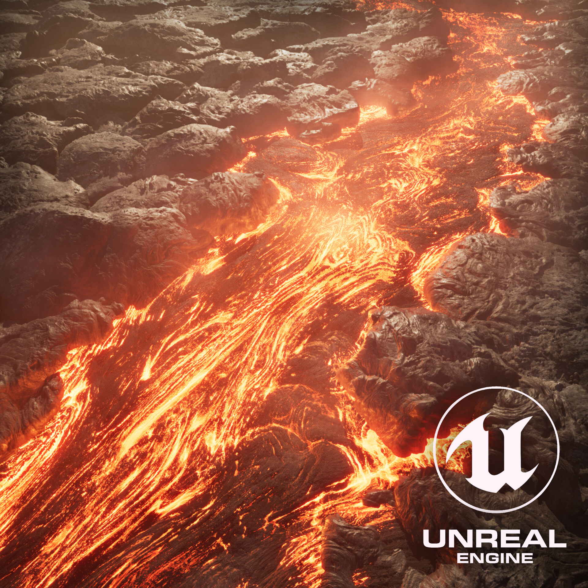 ArtStation - Flowing Lava - Unreal 5