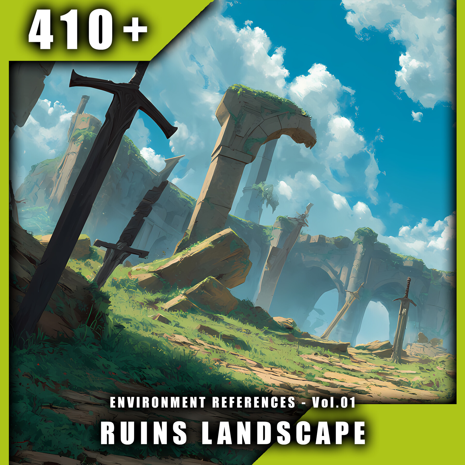 ArtStation - 410+ Ruins Landscape - Environment References Vol.01