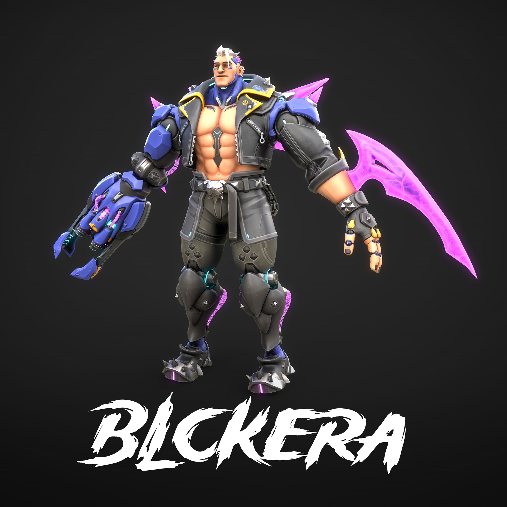 ArtStation - Hazard – Game-Ready Character (Fan Art)