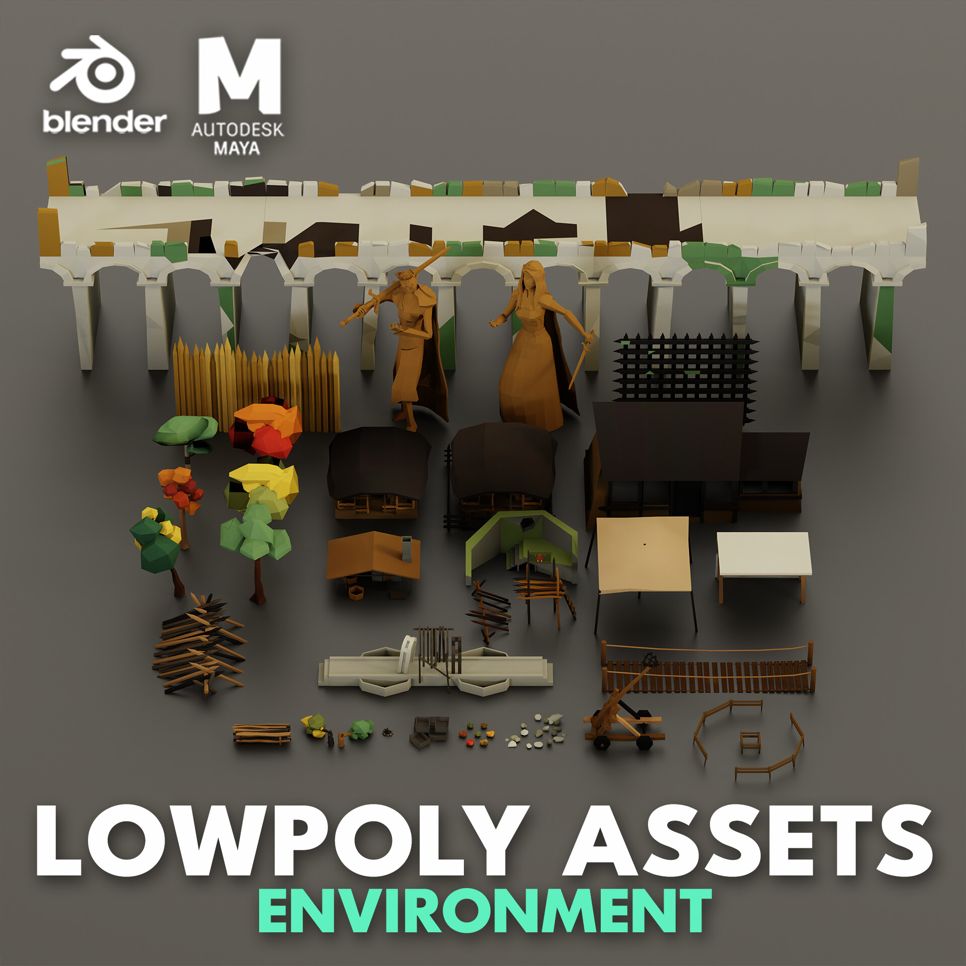 Karthikeyan Senthur Pandy - Lowpoly Assets - Environment