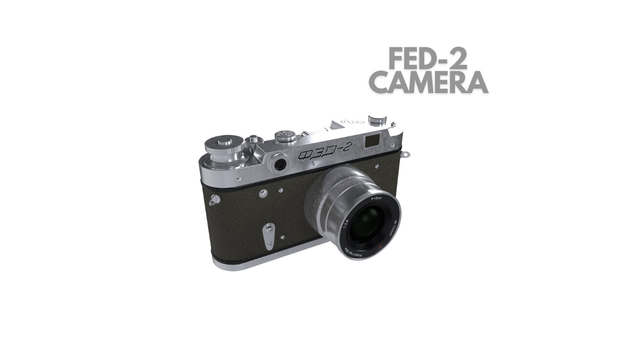 ArtStation - Fed-2 Soviet Camera