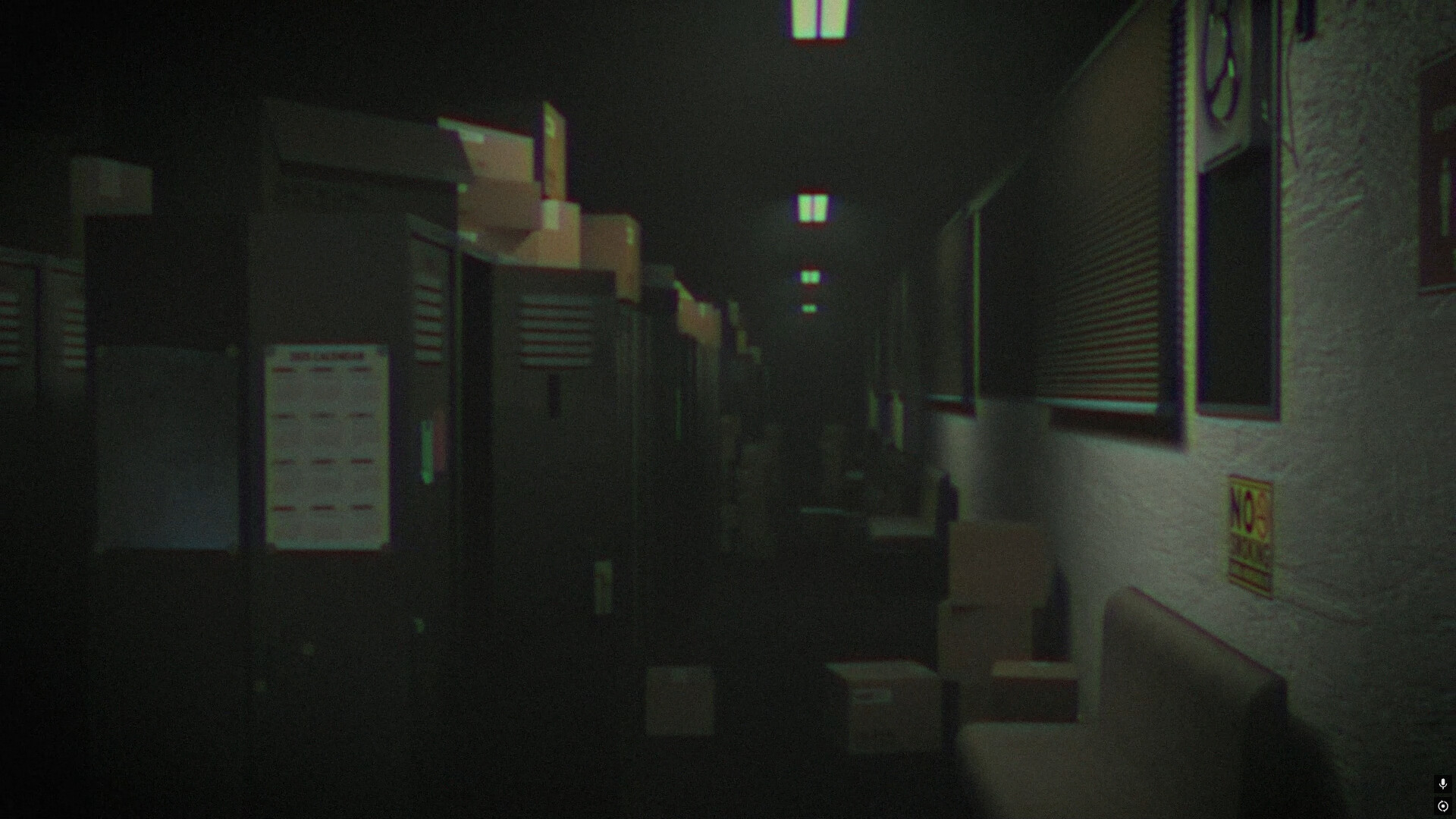ArtStation - Locker Room - Blender Horror Short (Analog Horror)