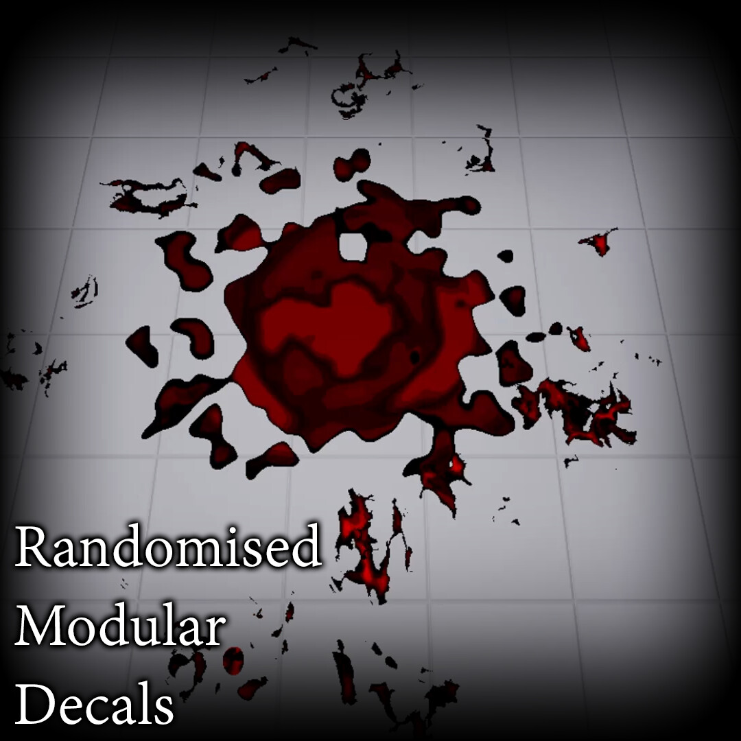 Christopher Boyce - Randomised, Modular Blood Splatter Decals