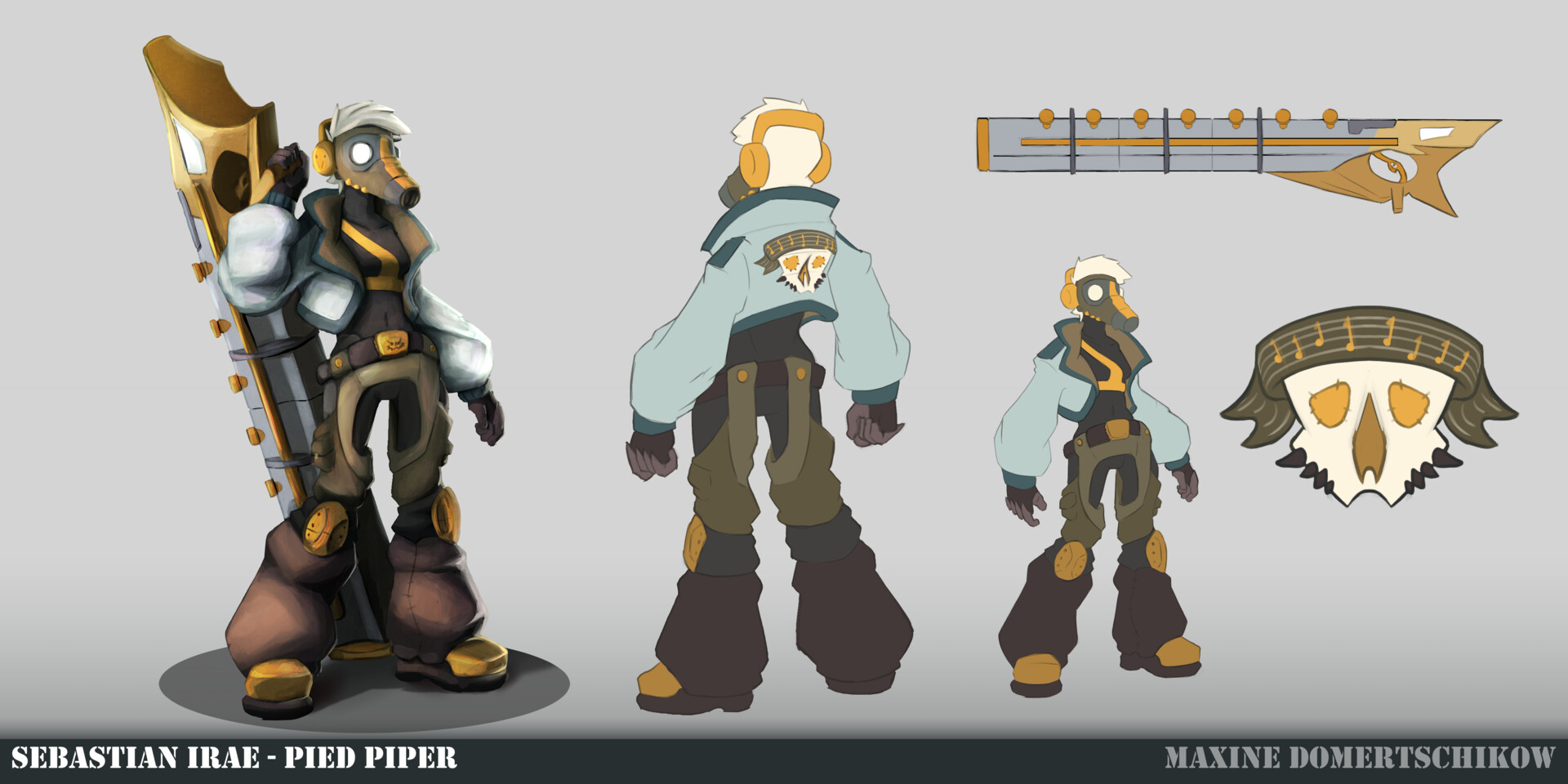 ArtStation - Pied Piper character concept