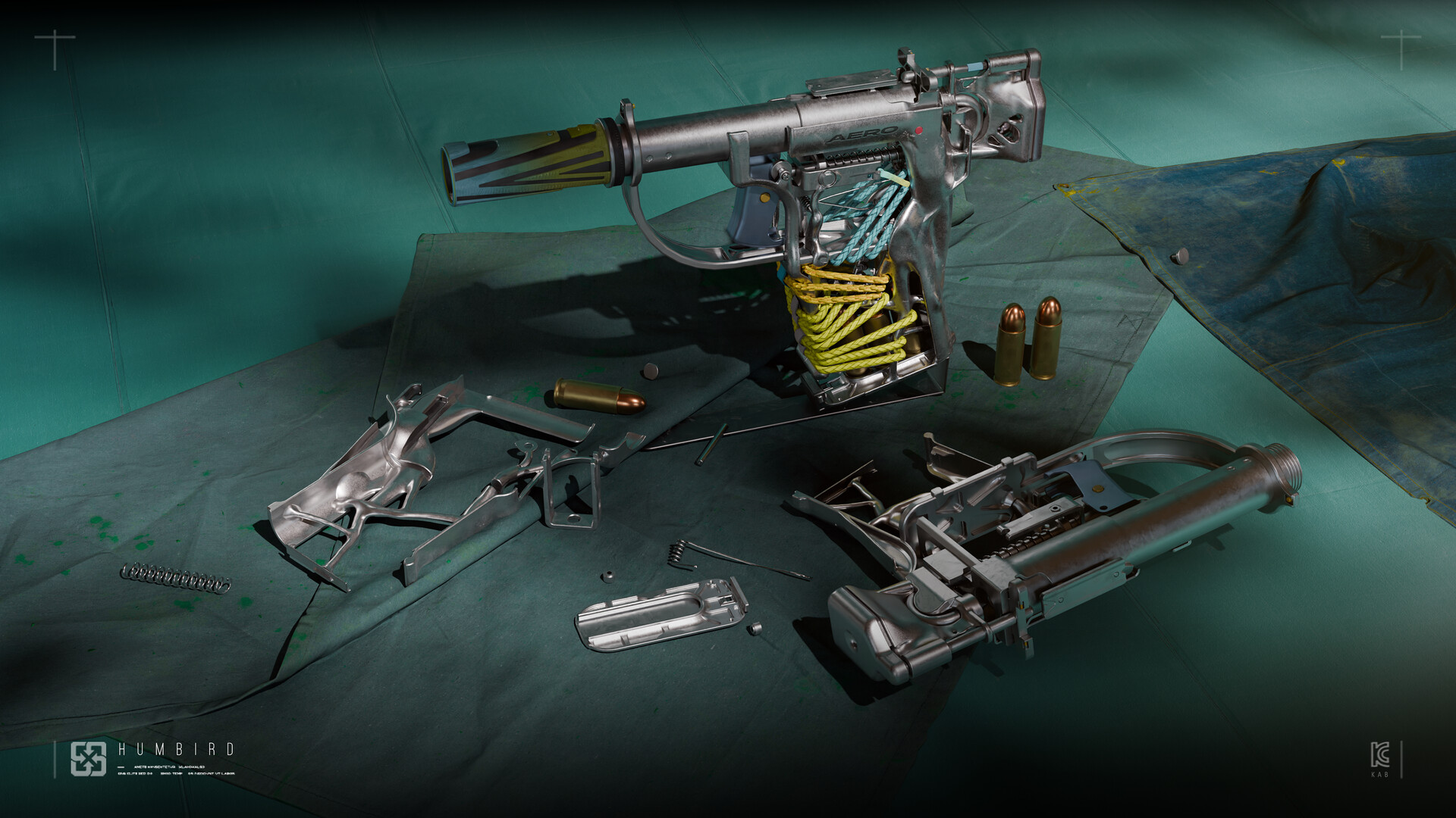 ArtStation - Ultralight Pistol — Archaeopteryx/Hummingbird