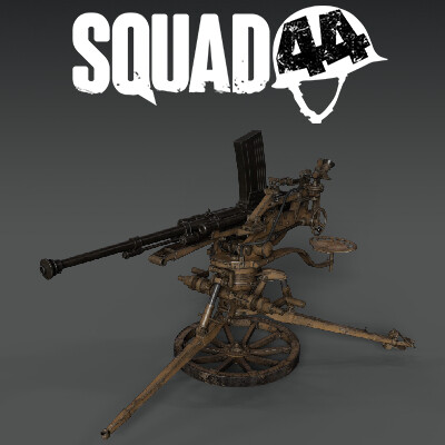 ArtStation - Type 98 20 mm AA machine cannon