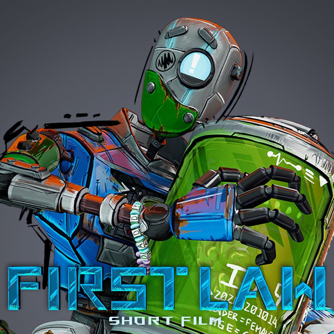 ArtStation - FIRST LAW - 0B Character - 3D Model