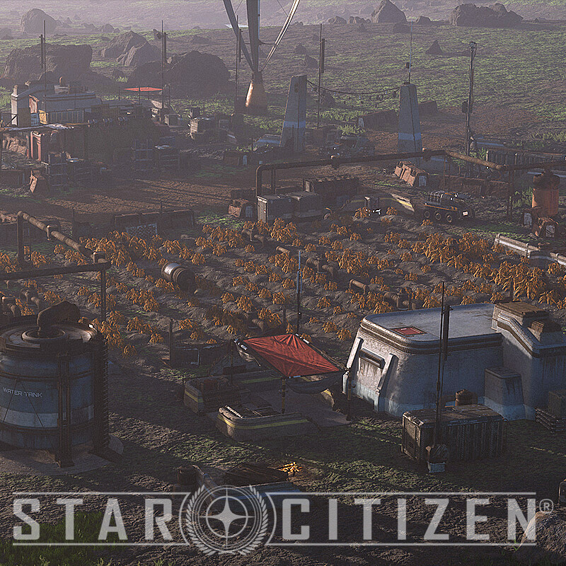 ArtStation - Star Citizen: The Yard Colonialism Farming Outpost