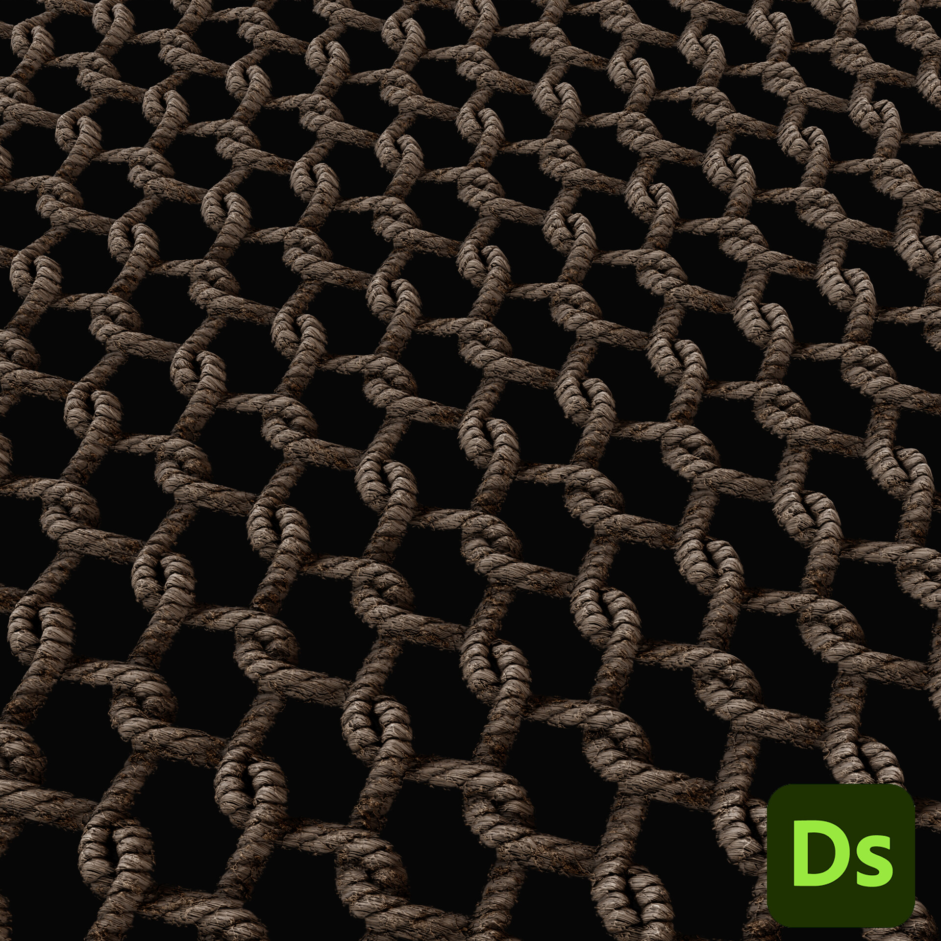 ArtStation - ROPE NET MATERIAL
