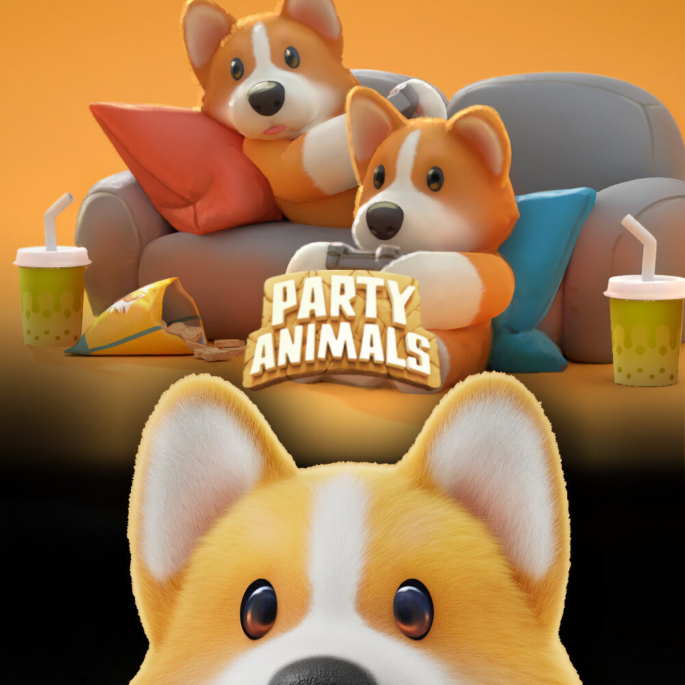 ArtStation - Party Animals - Menues