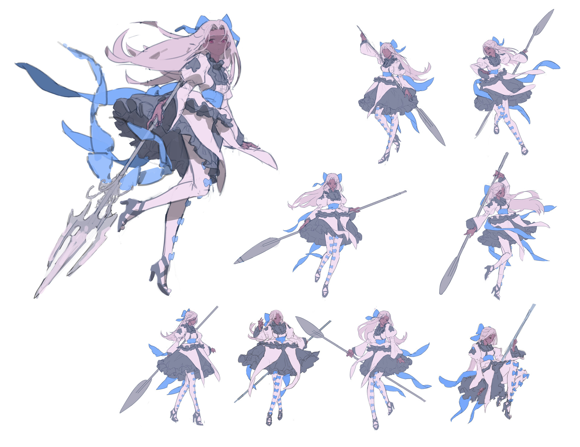 ArtStation - Girl lance master