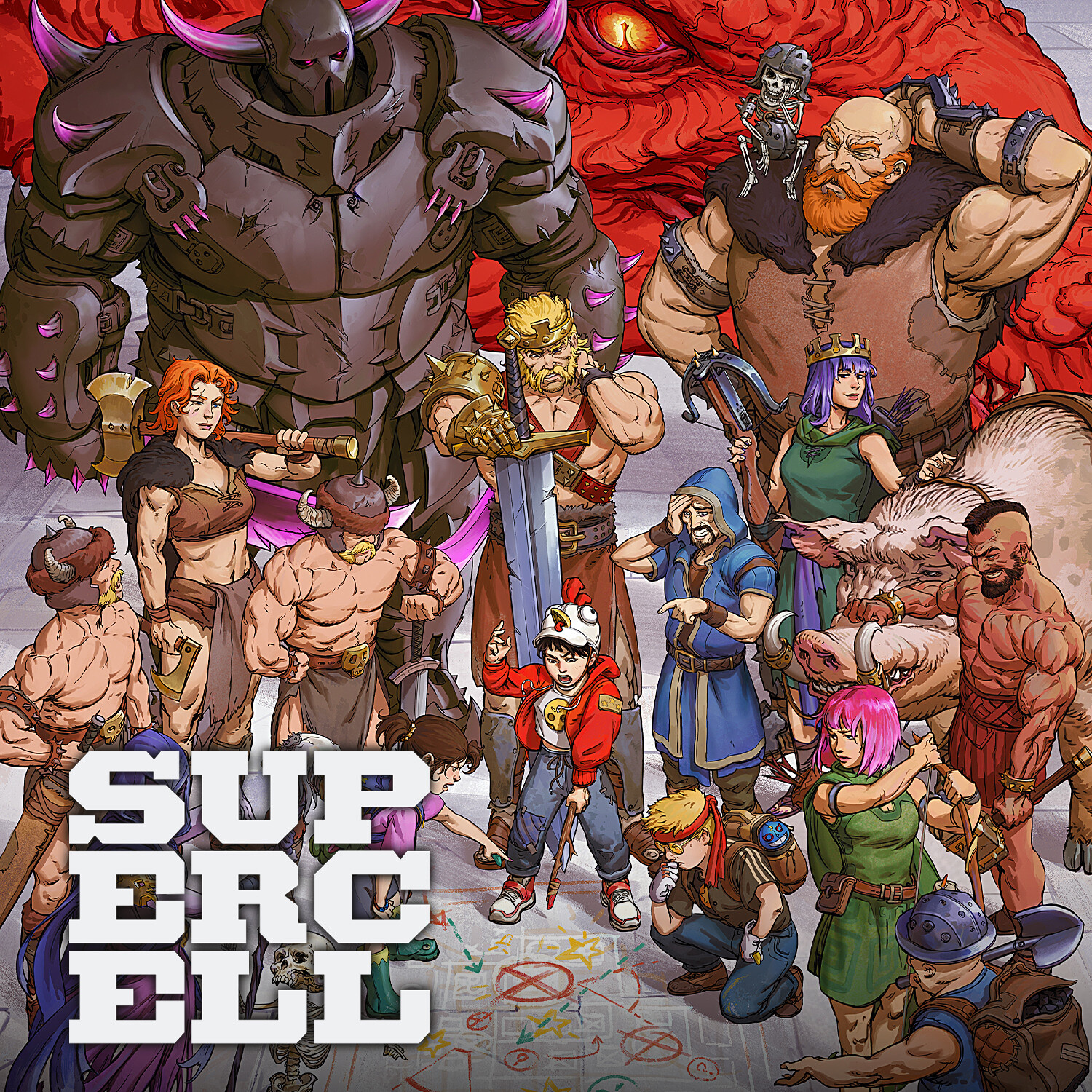 ArtStation - Supercell 15th Anniversary - Battleplans