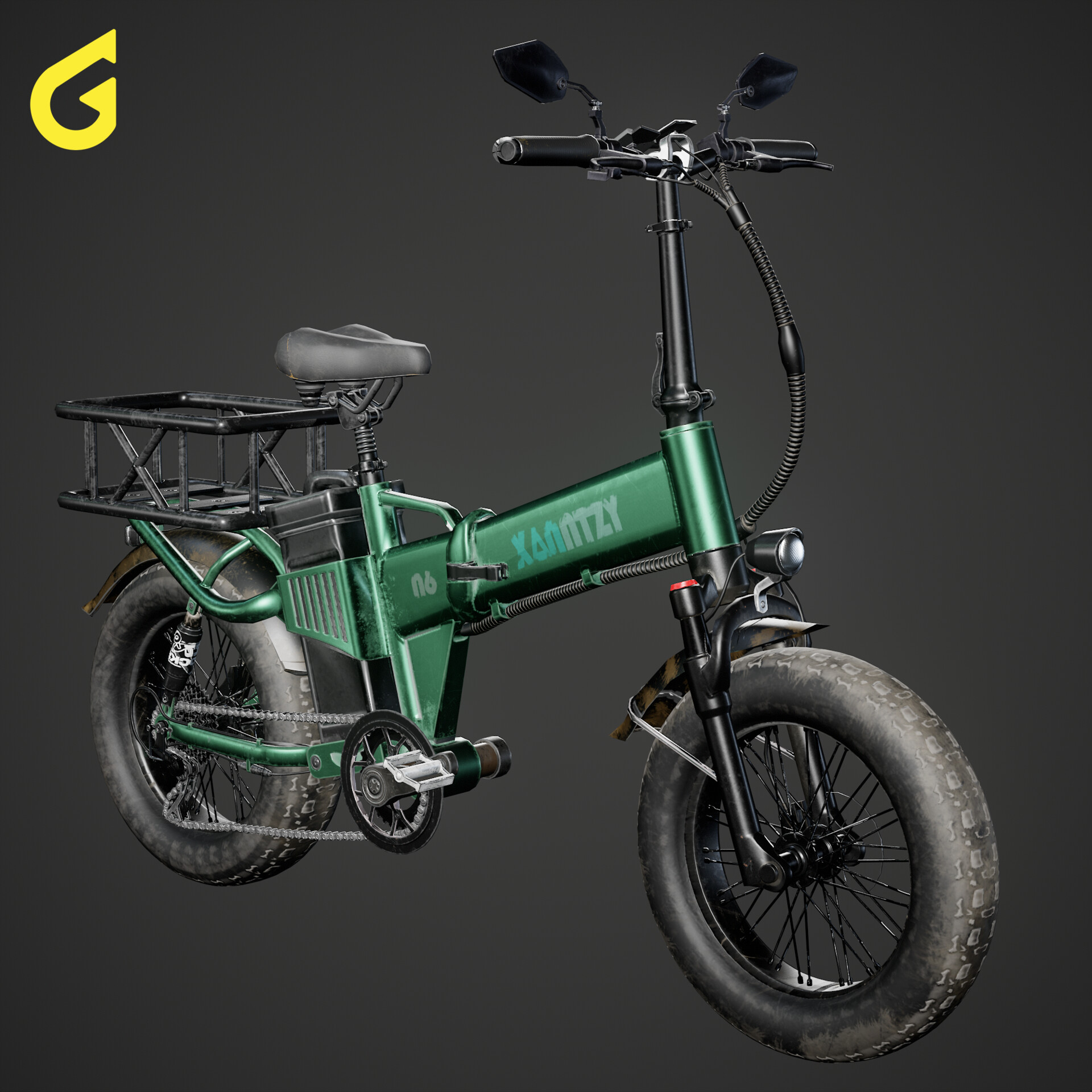 ArtStation - Electric Bike