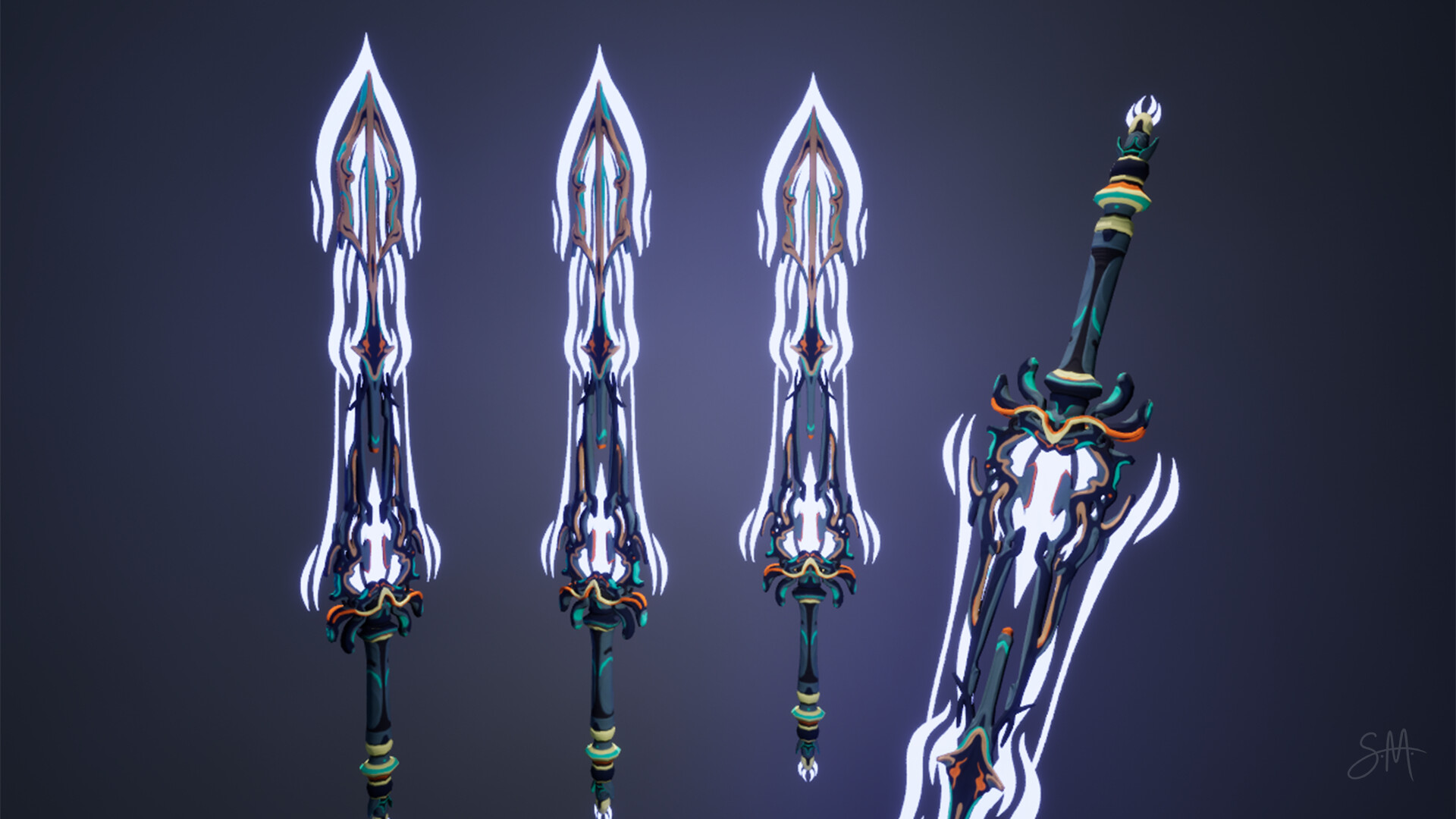 ArtStation - Game-Ready Bio-Mech Sword