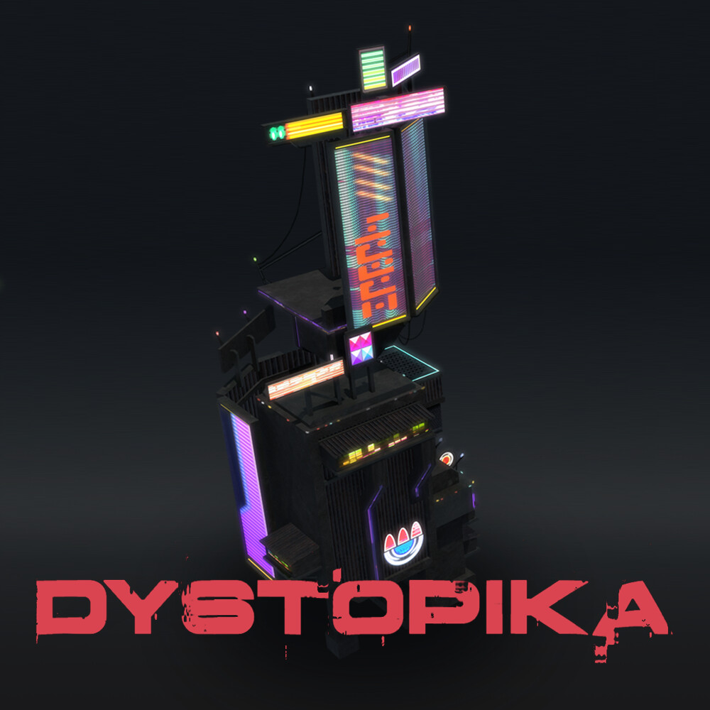 ArtStation - Dystopika - Connectville District